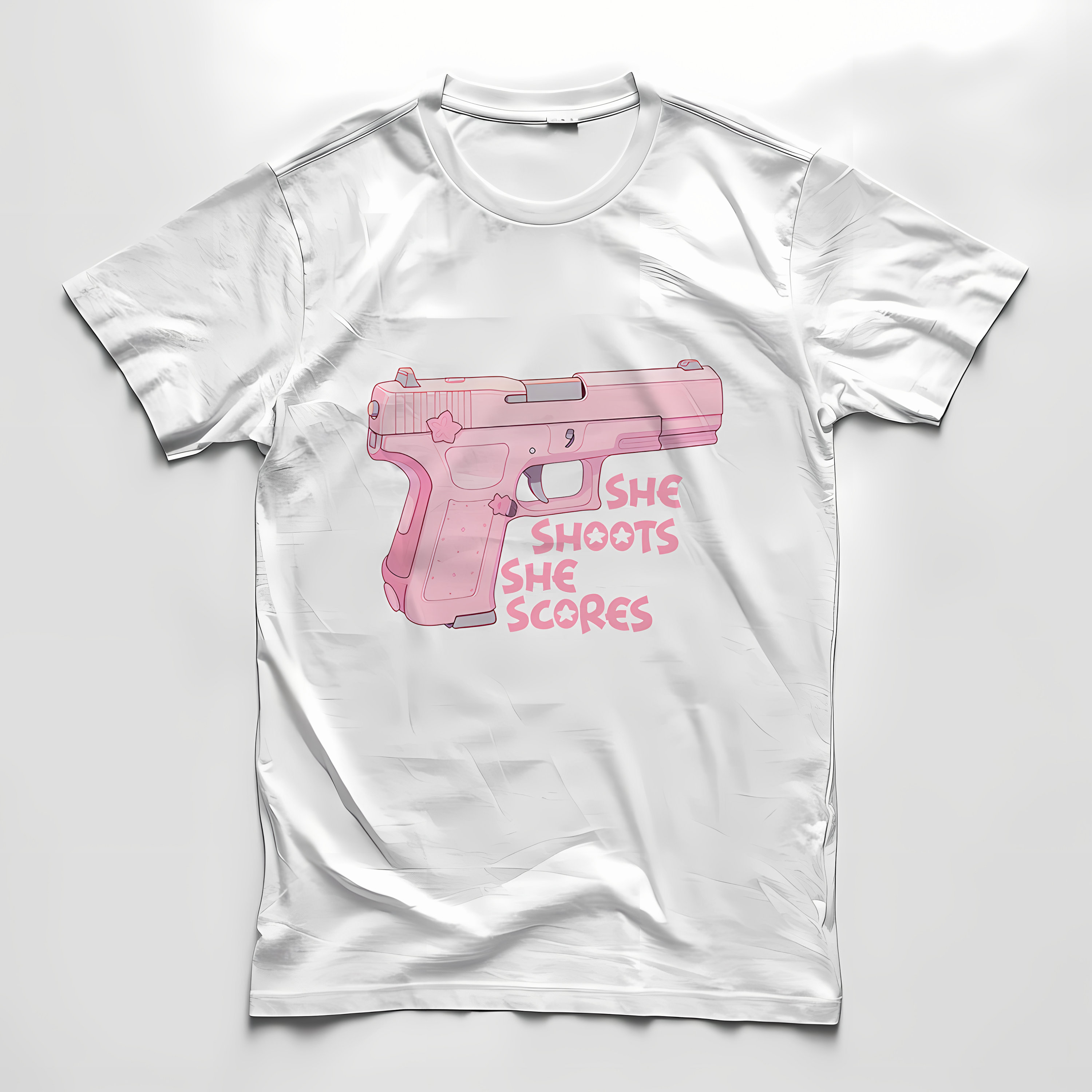 Cute Pink Glock File Girl Power Kawaii Gun Instant Download Gun ...