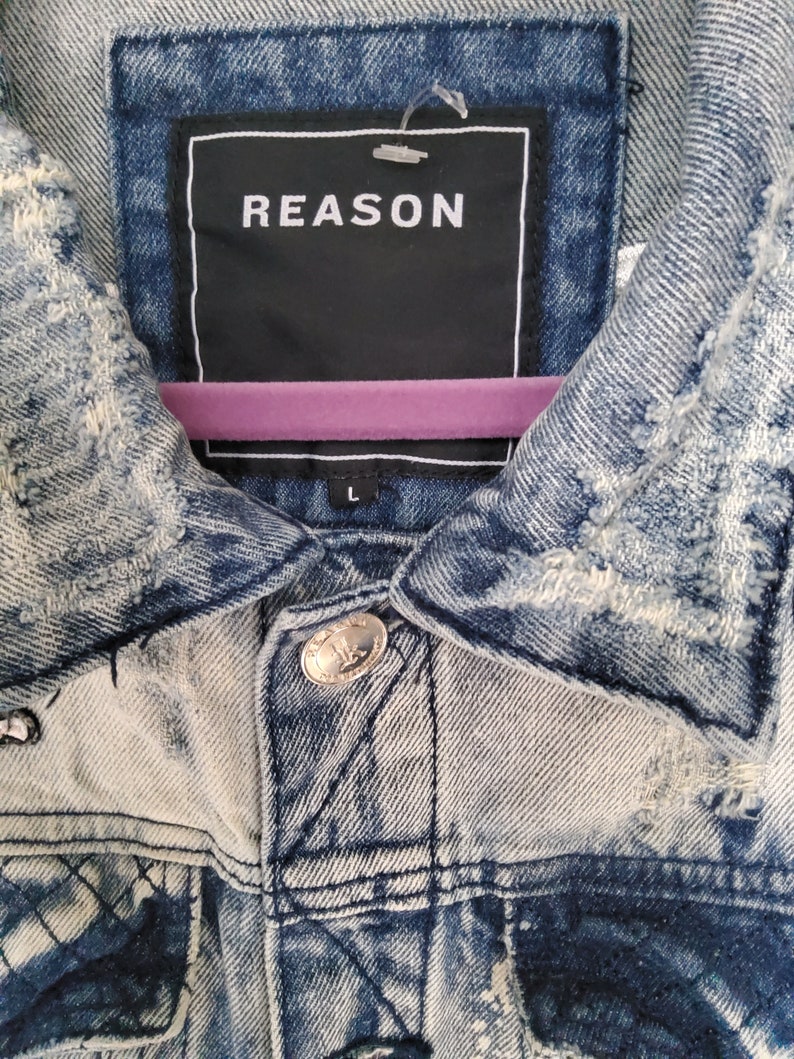 REASON DENIM JACKET - Etsy