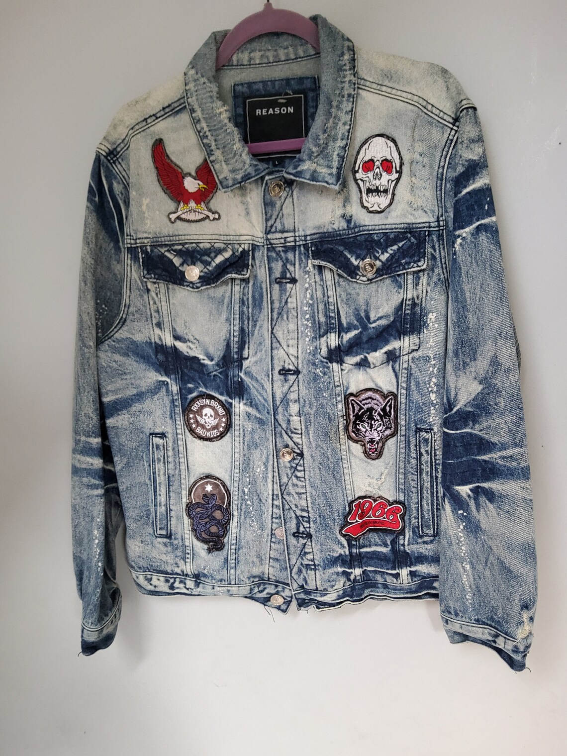REASON DENIM JACKET - Etsy