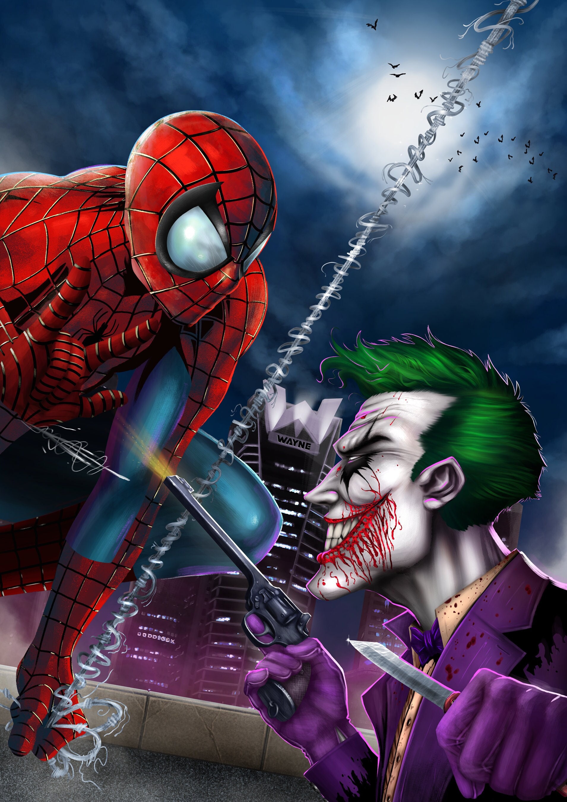 Spiderman Vs Joker
