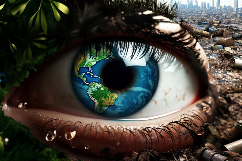 Tears of the Earth Digital Picture Generative AI Art - Etsy