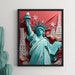 Patriotic Elegance: Quilled Statue of Liberty Glory - Etsy