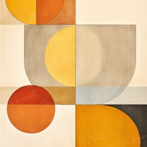 Timeless Elegance: Mid Century Modern Art Collection of 8 Digital ...