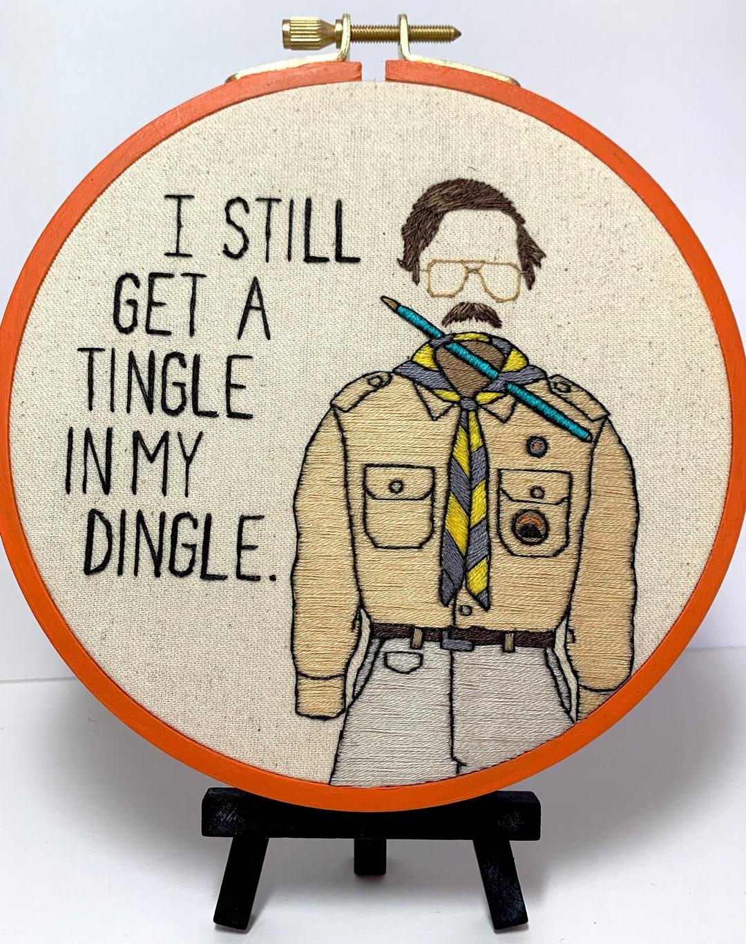 Pat Butcher (BBC Ghosts) - Handmade Embroidery - Etsy