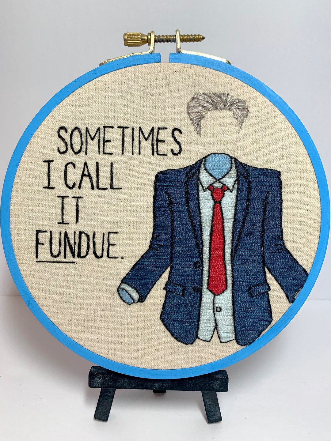 Julian Fawcett (BBC Ghosts) - Handmade Embroidery - Etsy