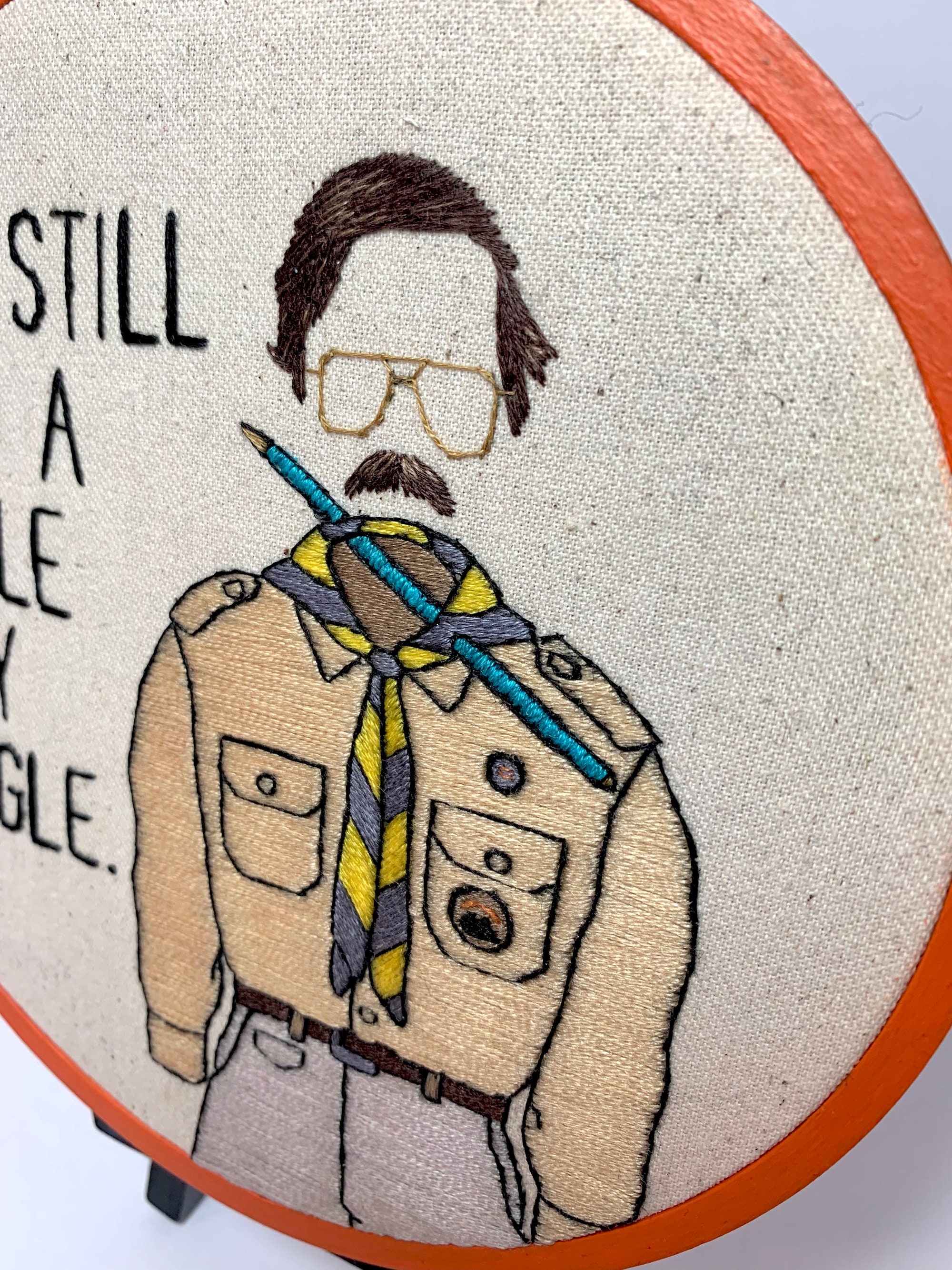 Pat Butcher (BBC Ghosts) - Handmade Embroidery - Etsy