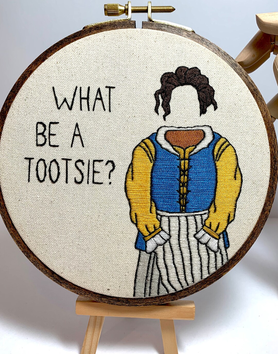 Mary BBC Ghosts Handmade Embroidery - Etsy