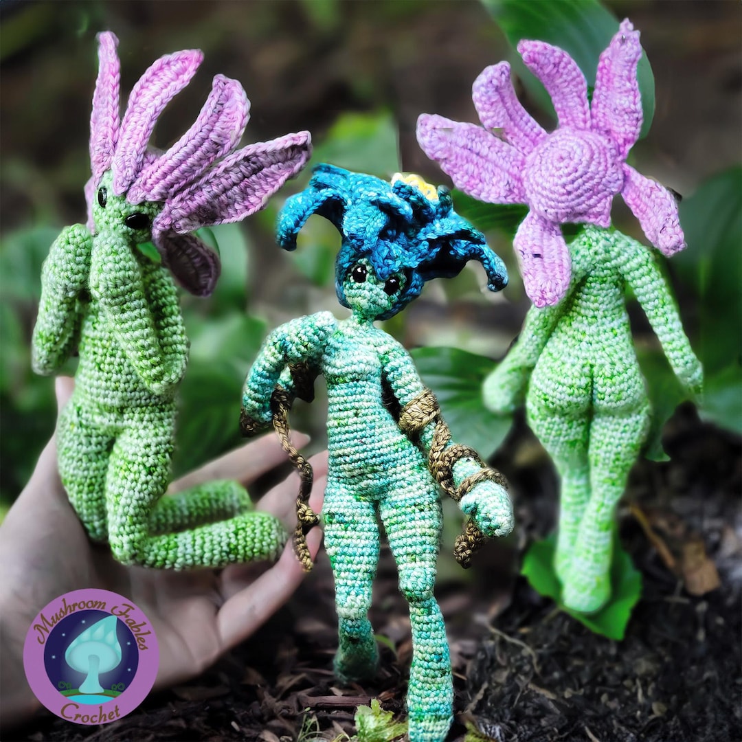 Garden Fae - Amigurumi Crochet Pattern Fantasy Fairy PDF - Etsy