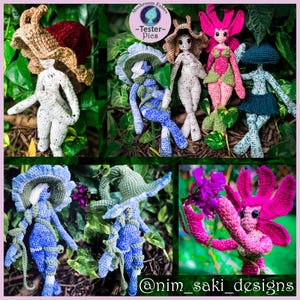 Garden Fae - Amigurumi Crochet Pattern Fantasy Fairy PDF - Etsy