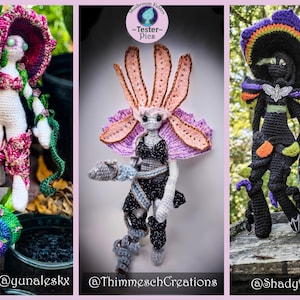 Garden Fae - Amigurumi Crochet Pattern Fantasy Fairy PDF - Etsy