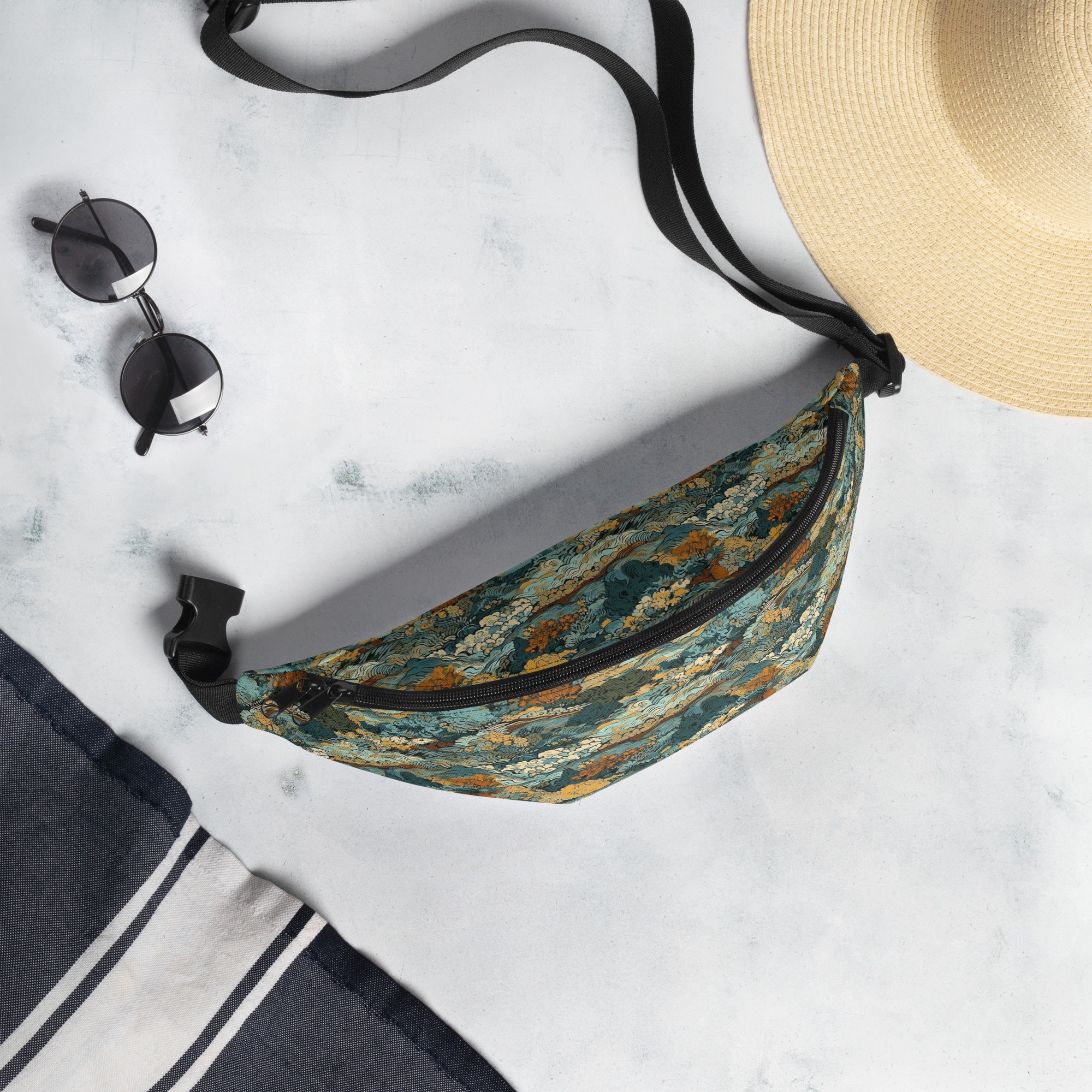 Van Gogh Inspired Pattern Fanny Pack - Etsy