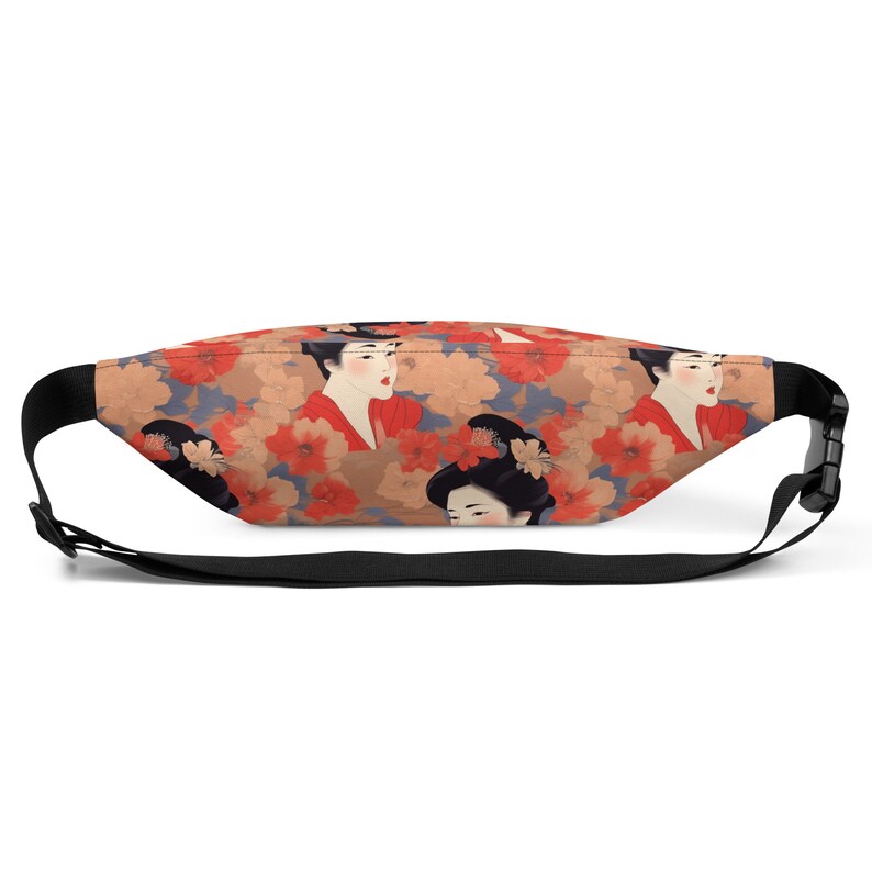 Japanese Design Geisha Pattern Fanny Pack - Etsy