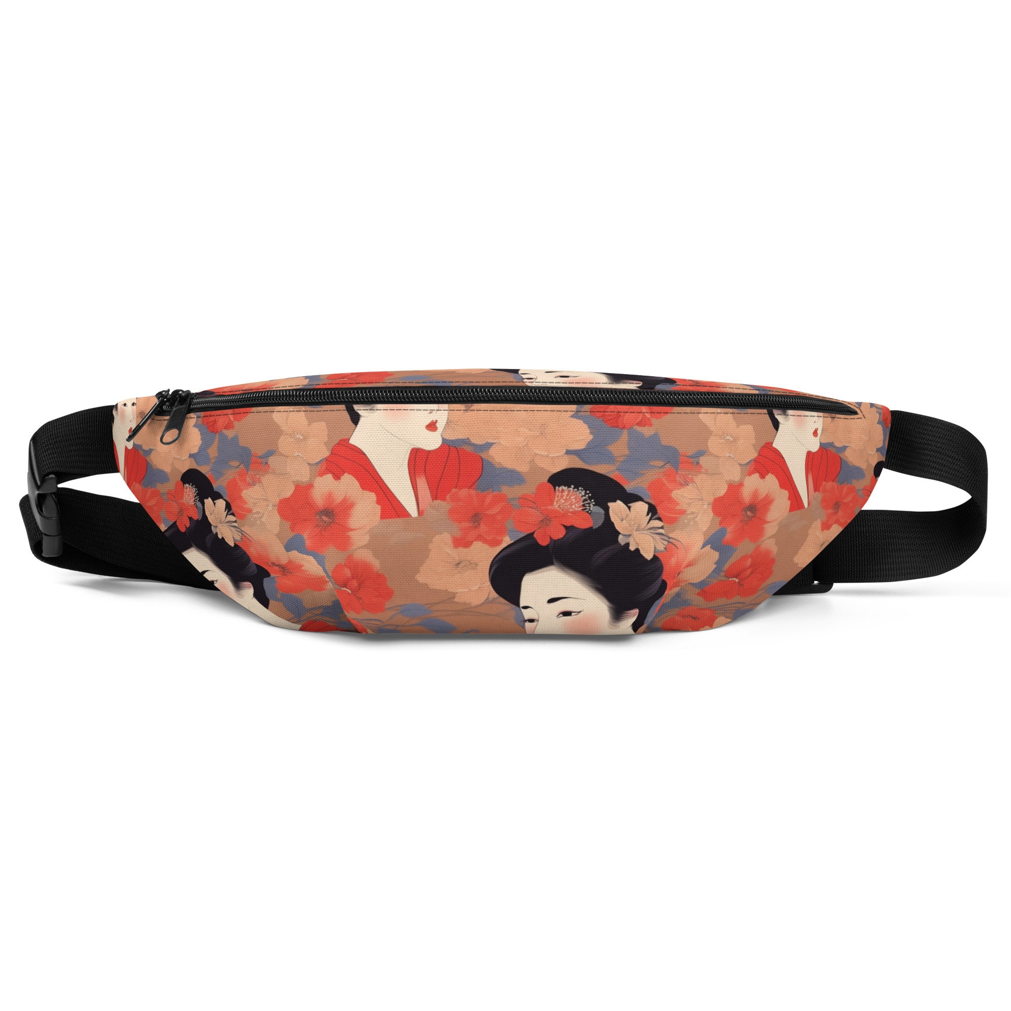 Japanese Design Geisha Pattern Fanny Pack sold by Gecko-Jade | SKU ...