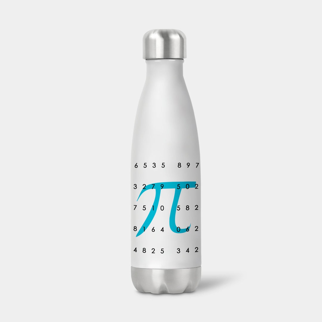 Gift for Maths Teacher - Pi Stainless Steel Water Bottle - End of Year ...