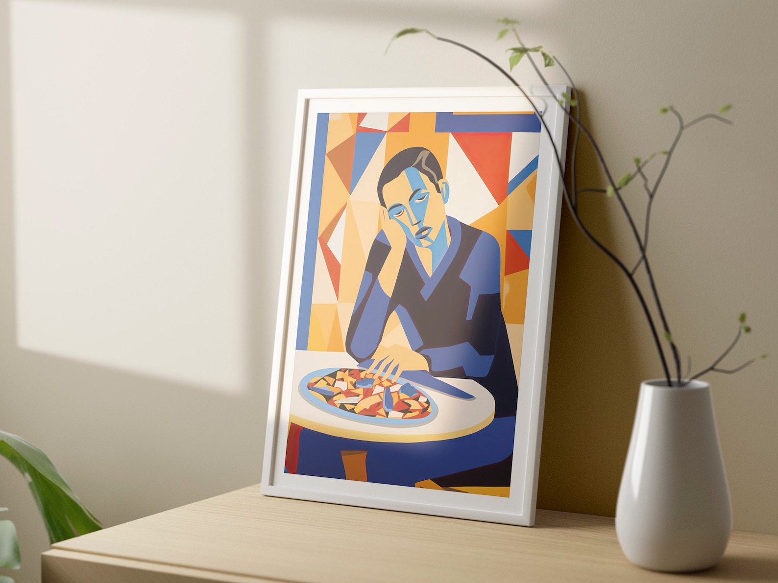 Style Tom Wesselmann Wall Art, Pizza Poster, Pop Art, Abstract ...