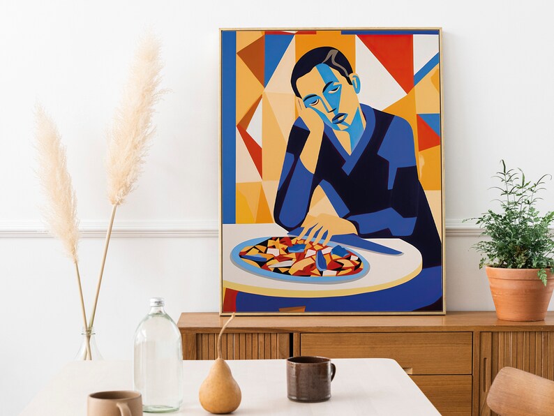 Style Tom Wesselmann Wall Art, Pizza Poster, Pop Art, Abstract ...