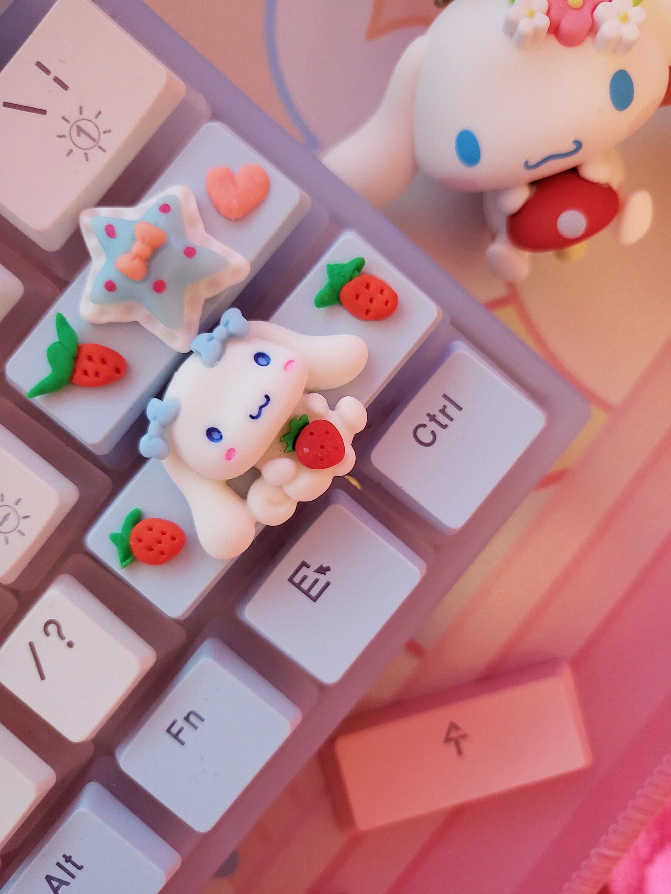 Sanrio Keycap Set Cinnamoroll Sanrio Kawaii Keycaps - Etsy Australia