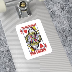 Yellowjackets Queen of Hearts Wilderness Has Chosen Kiss Cut Sticker ...