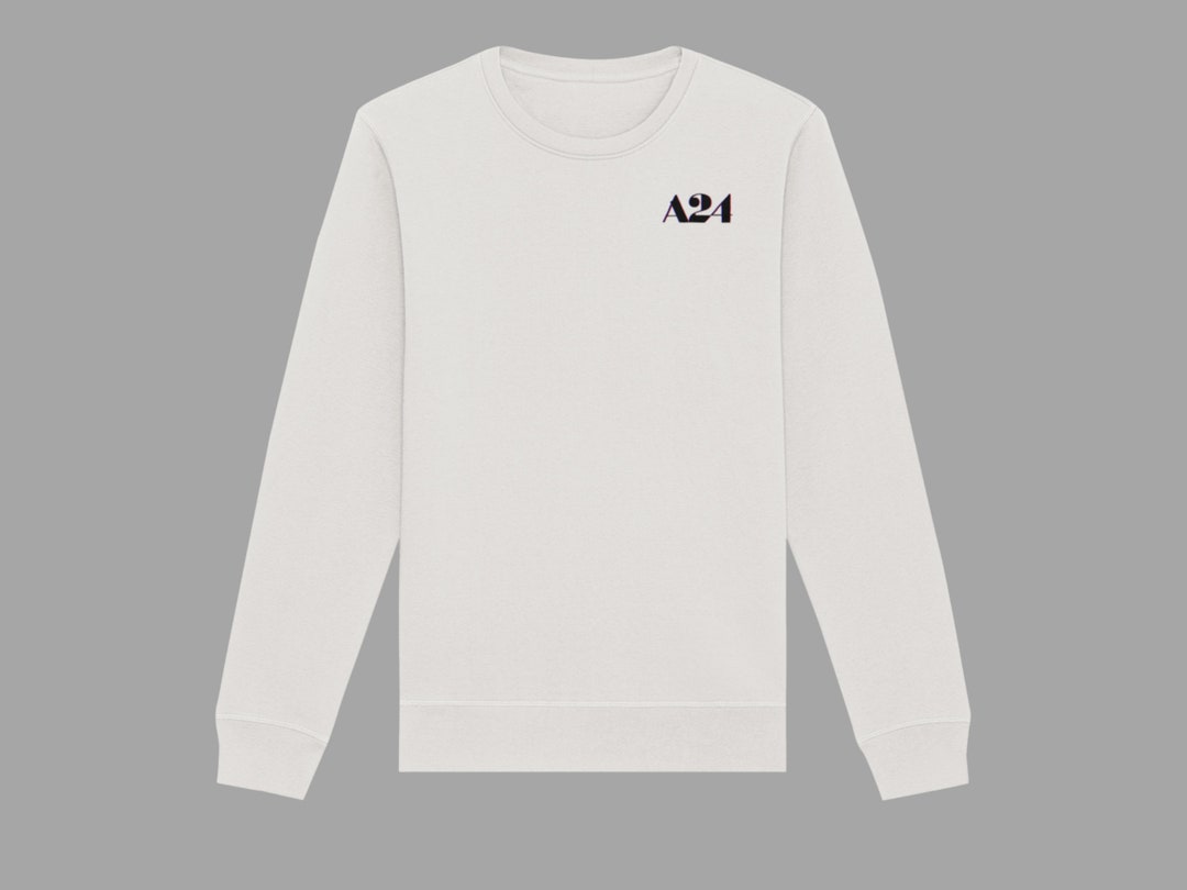 A24 Glitch Logo Organic Cotton Unisex Sweatshirt - Etsy