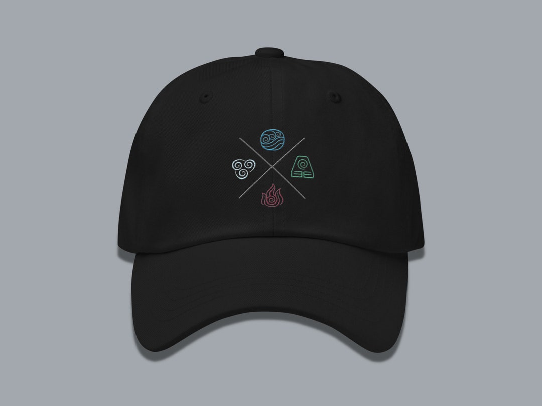 Avatar: the Last Airbender Four Elements Symbols Cap ATLA Avatar Fandom ...
