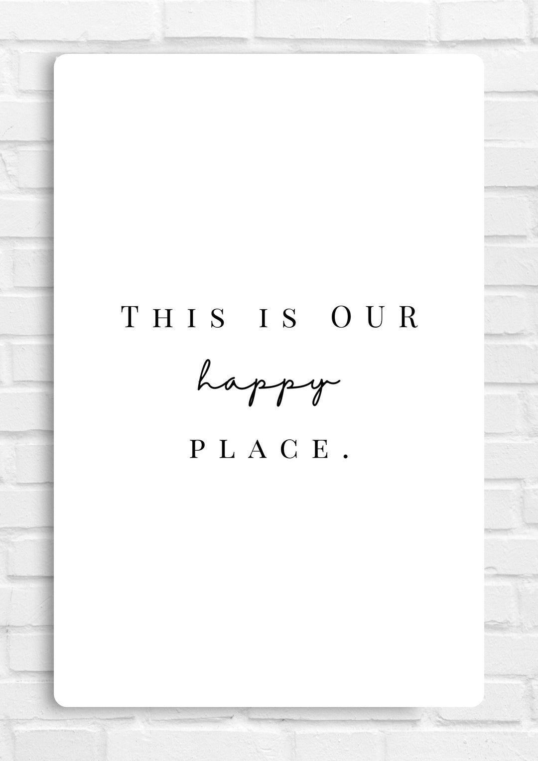 This is Our Happy Place Printable Download Wall Art - Etsy