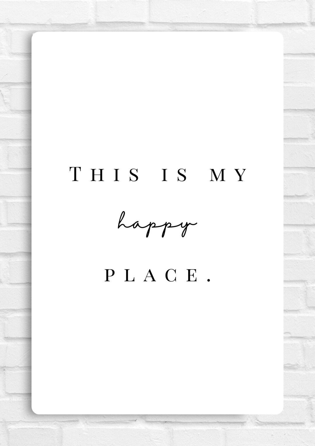 This is My Happy Place Printable Download Wall Art - Etsy