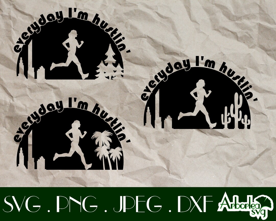 Runner SVG Runners Cut File Cricut Three Runner Woman - Etsy