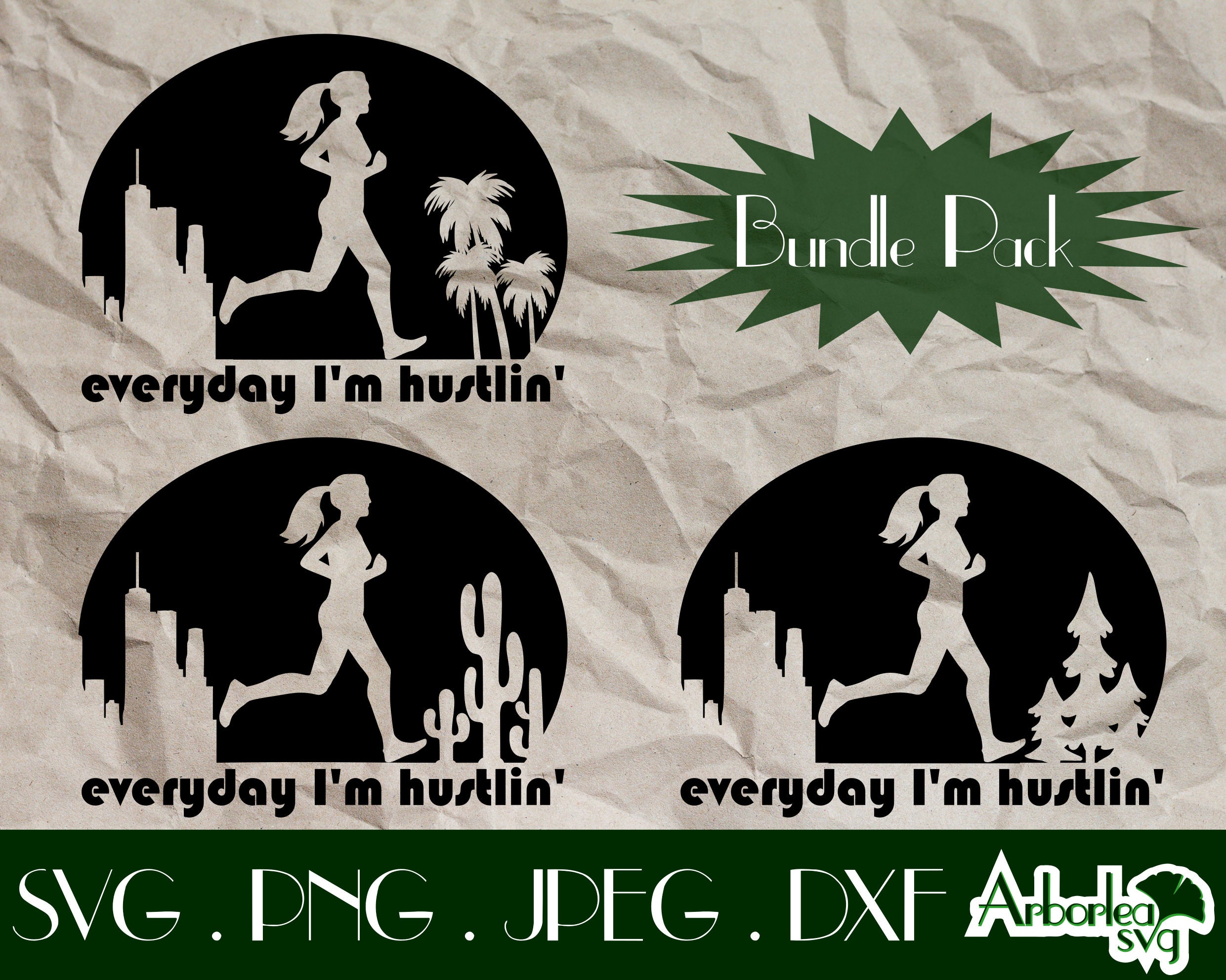 Runner SVG Runners Cut File Cricut Runner Hustle Trail Runner Beach Run ...
