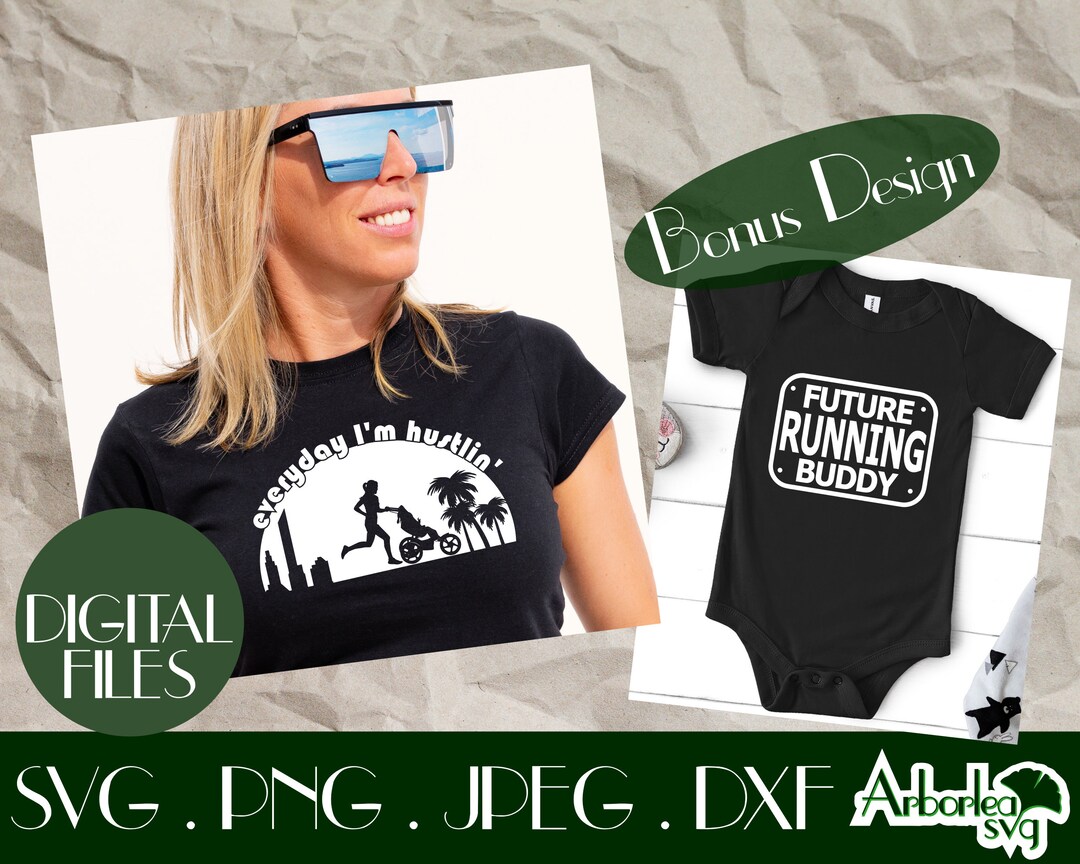 Matching New Mom SVG Mom Runner Cut File Cricut Cameo Silhouette Mom ...