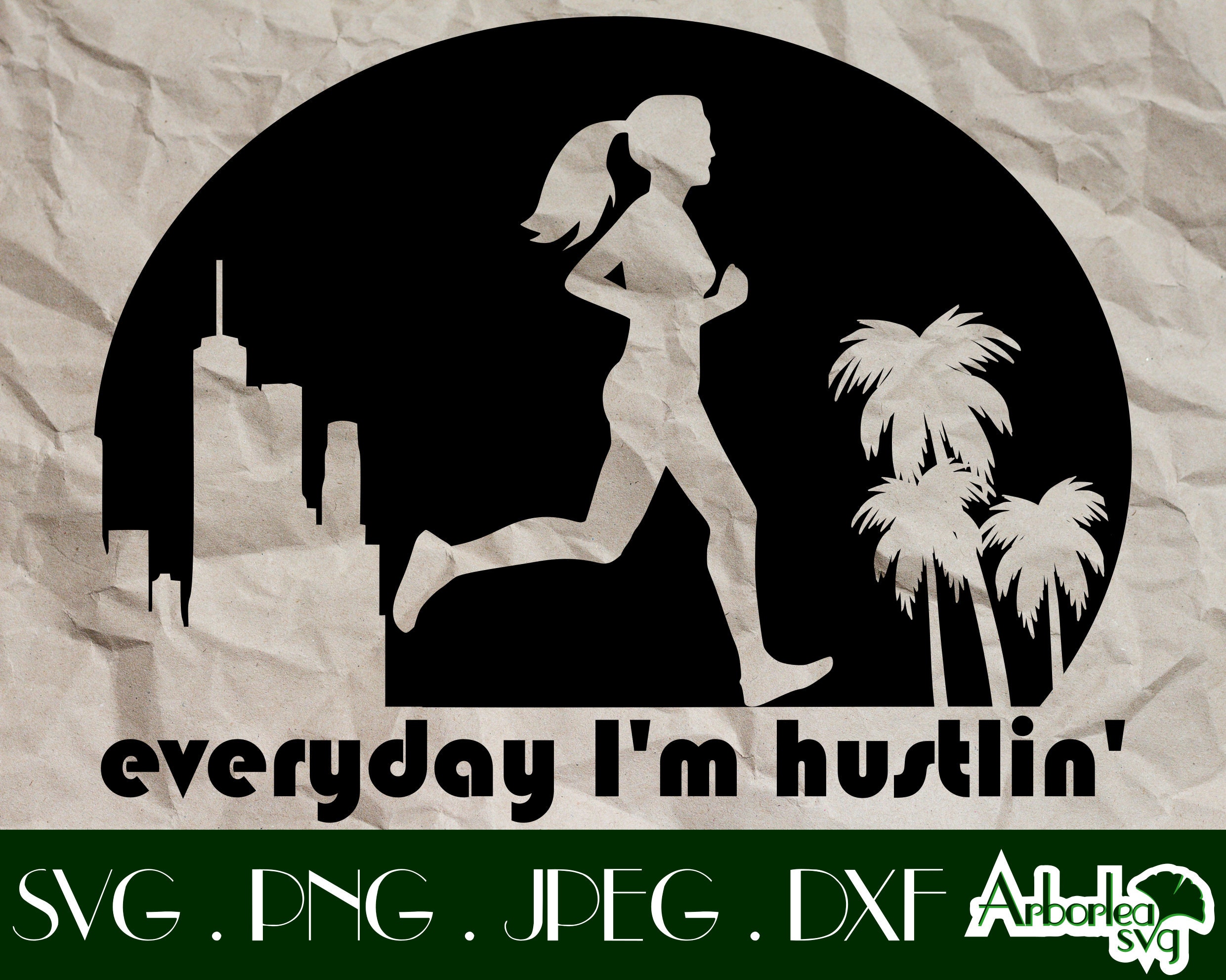Runner SVG Runners Cut File Cricut Runner Hustle Trail Runner Beach Run ...