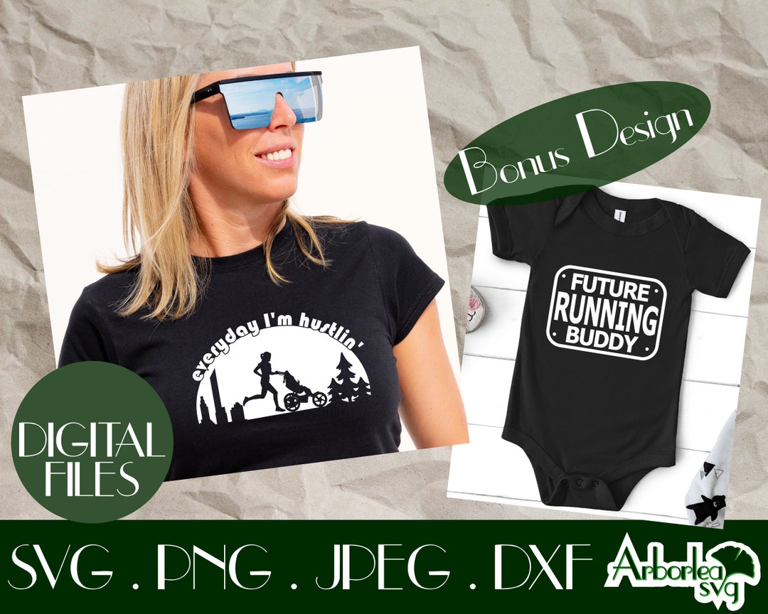 Mom Runner Cut File Matching New Mom SVG Future Running Buddy Png Mom ...