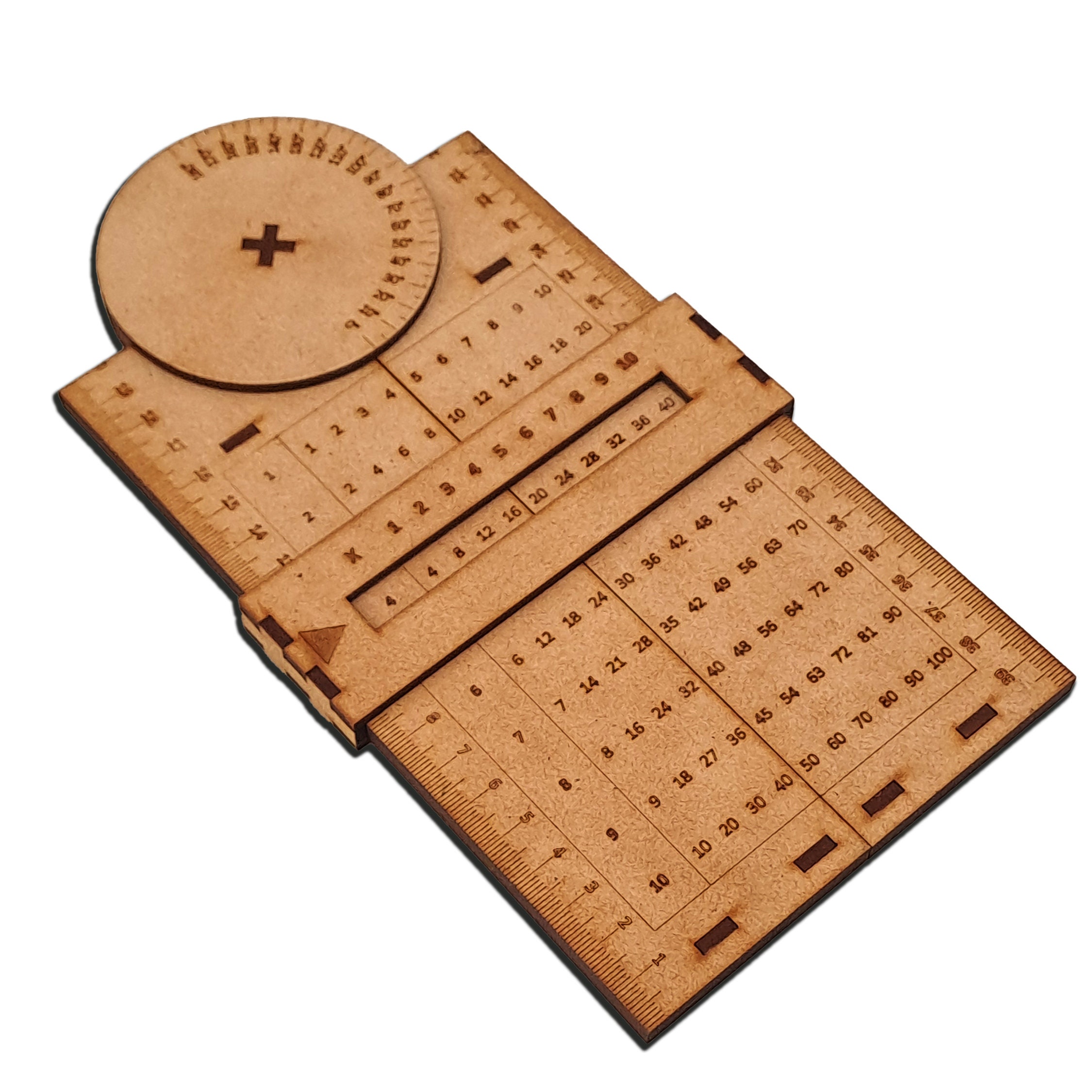 Extendable Ruler With Protractor and Multiplication Tables Digital ...