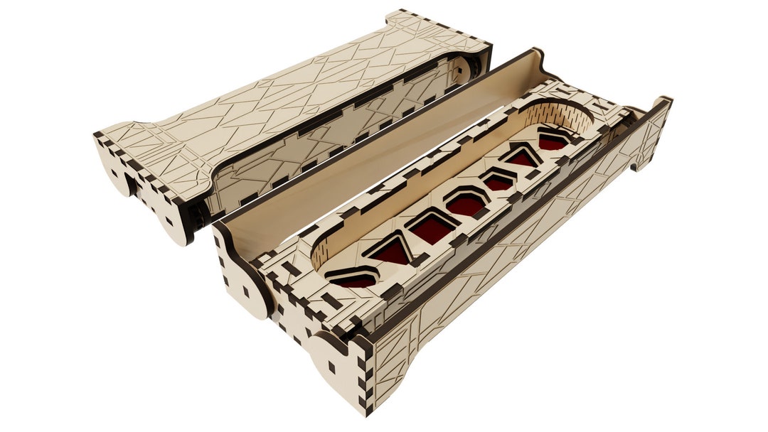 Digital Files, Blueprints, Laser Cut D&D Dice Tray - Etsy