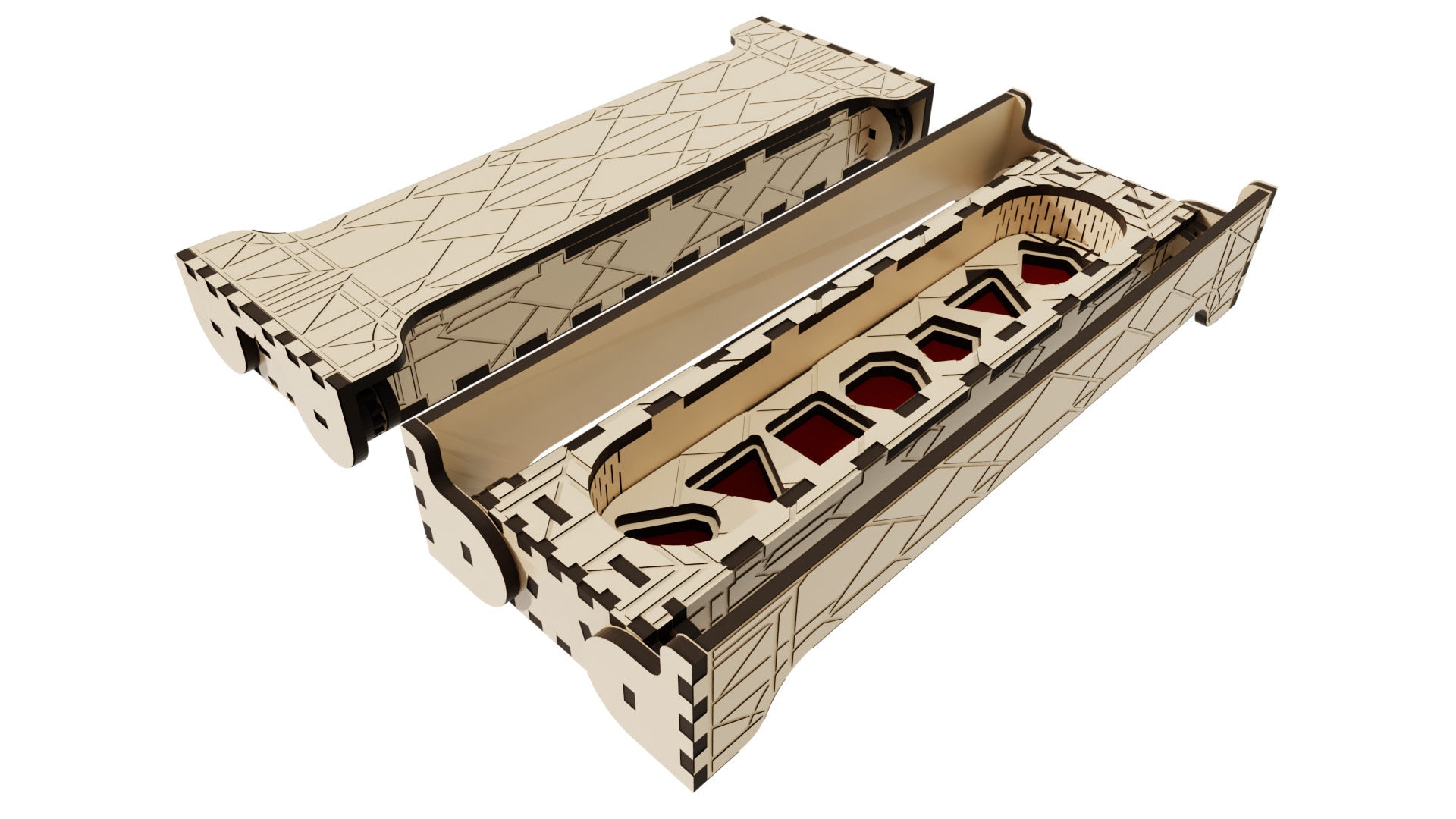 Digital Files, Blueprints, Laser Cut D&D Dice Tray - Etsy