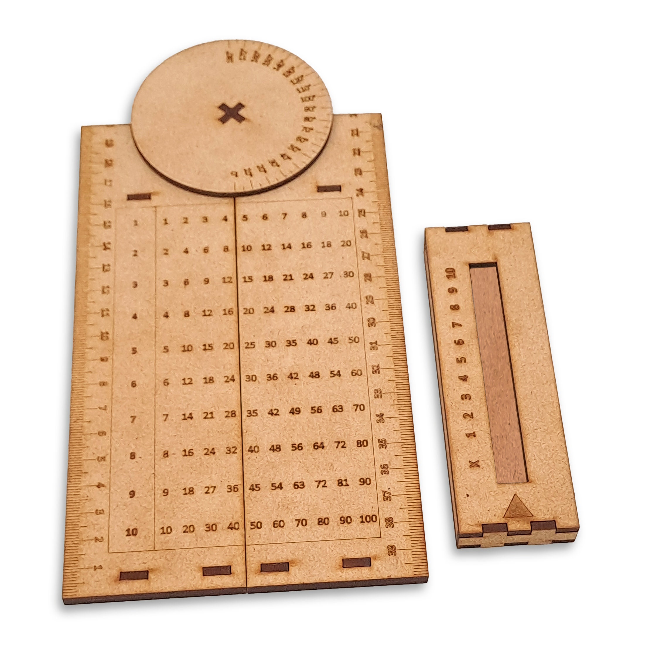 Extendable Ruler With Protractor and Multiplication Tables Digital ...