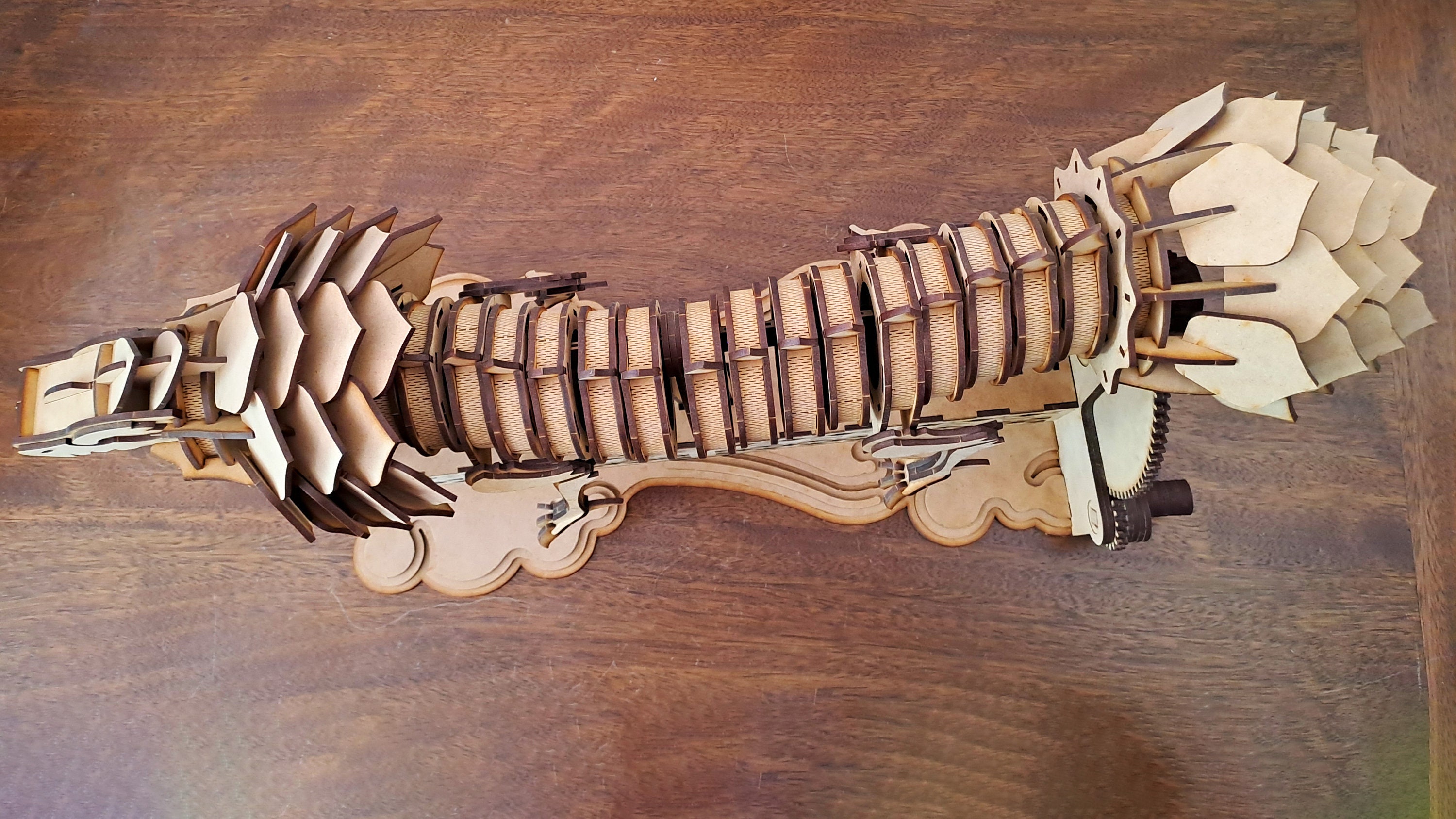 Plans for Laser Cut Dragon Automaton AI, PDF, DXF With Assembly Manual ...