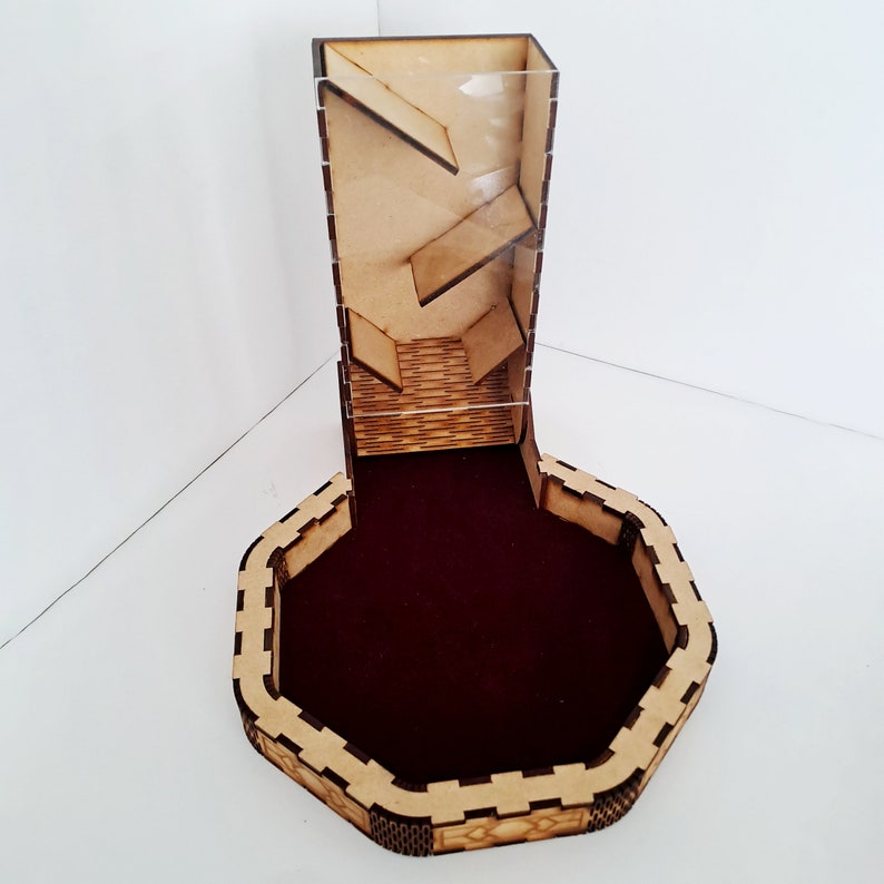 Plans for Dice Tower Folding Octagonal Base, Dxf/ai/pdf - Etsy