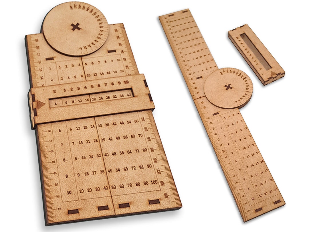 Extendable Ruler With Protractor and Multiplication Tables - Digital ...