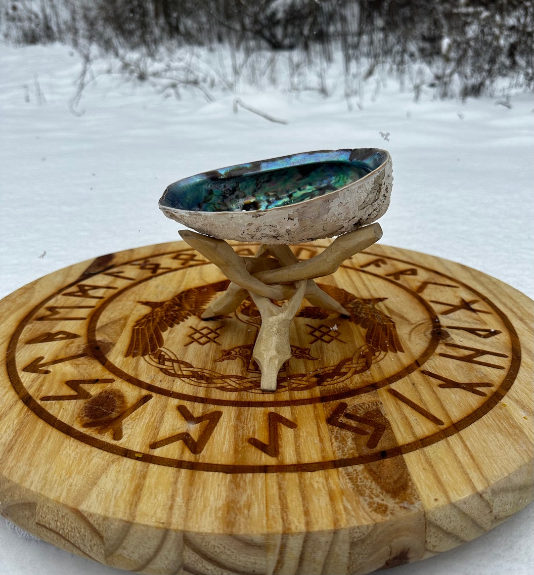Abalone Smudge Shell & Stand - Etsy
