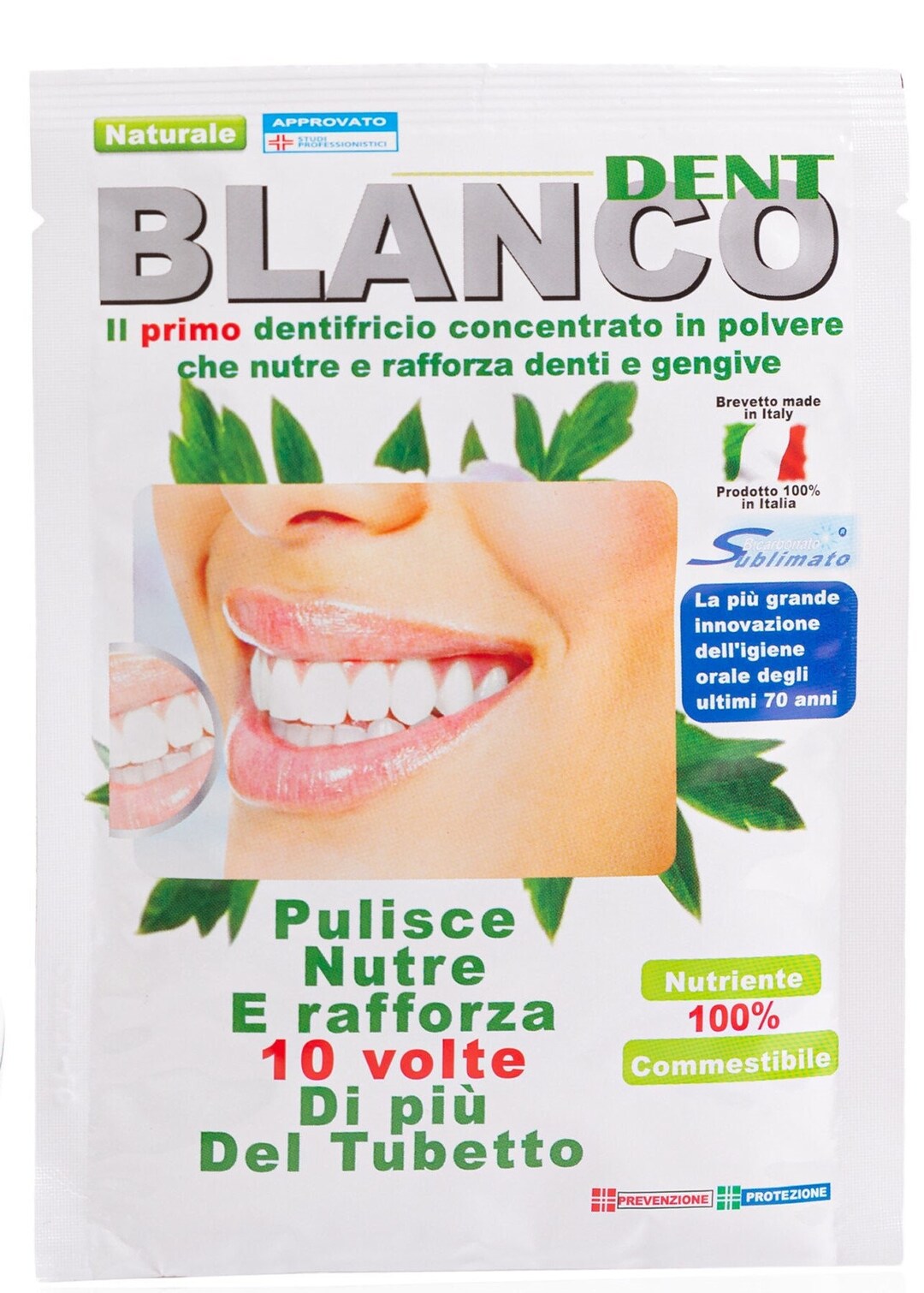 Natural TOOTHPASTE - Clean Your Teeth With Sublimed Bicarbonate Mint ...