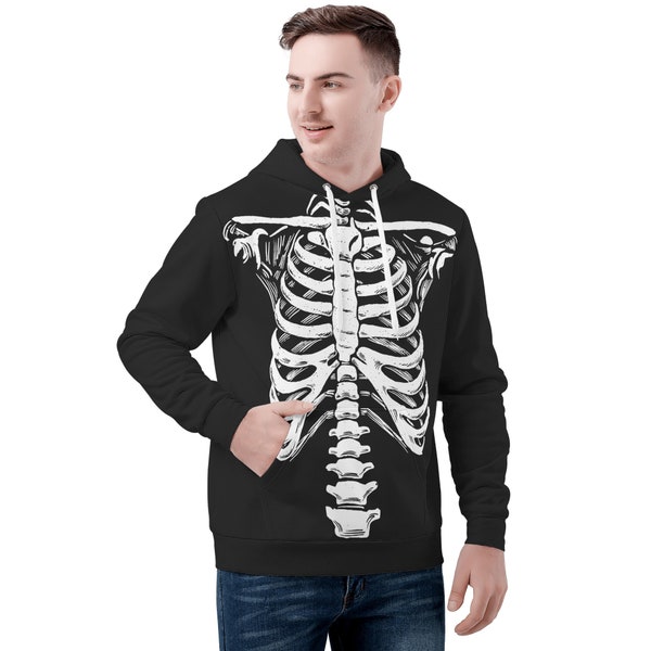 Skeleton Hoodie Ribcage - Etsy