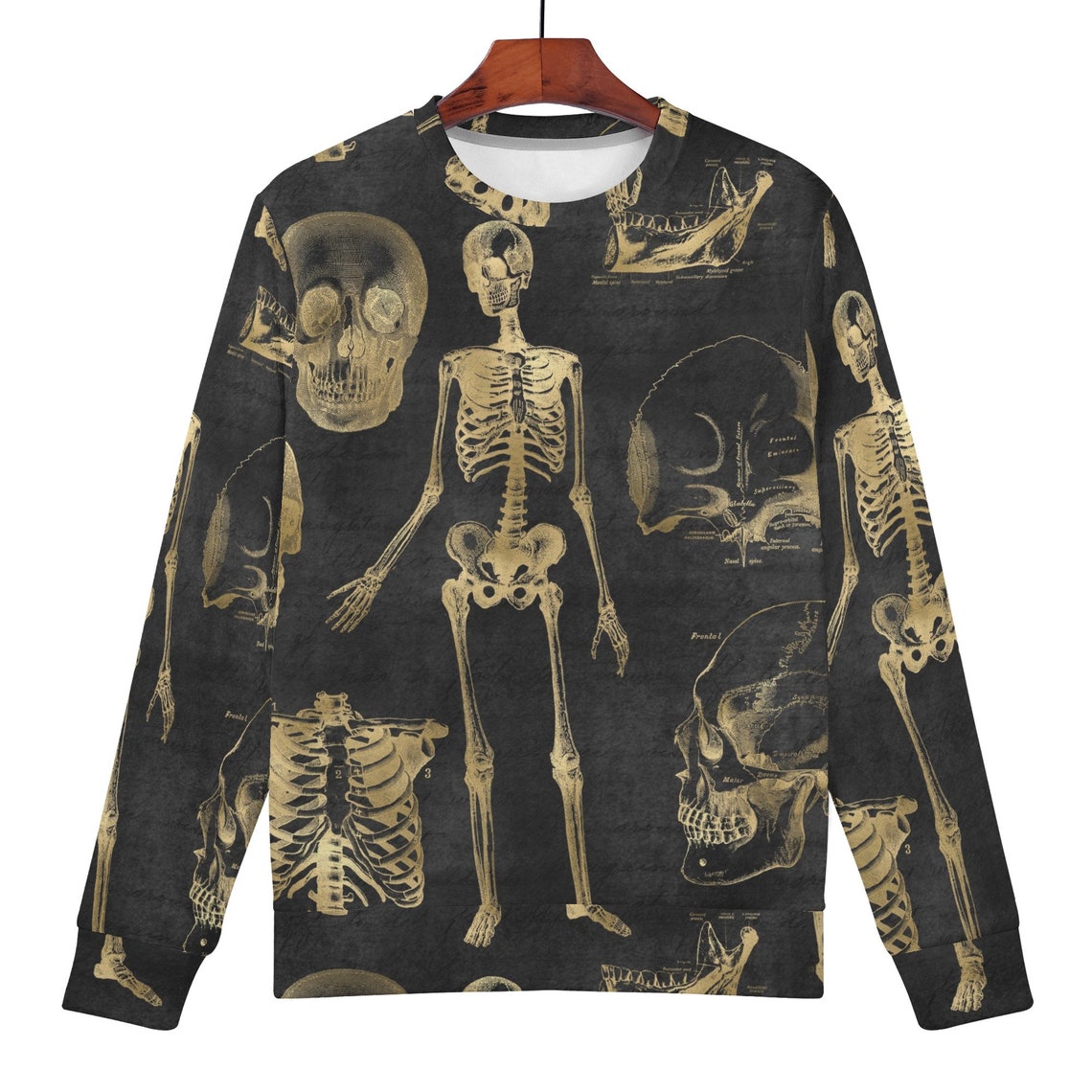Women Sweater Unique Vampire Skeleton Design Casual Wear - Etsy