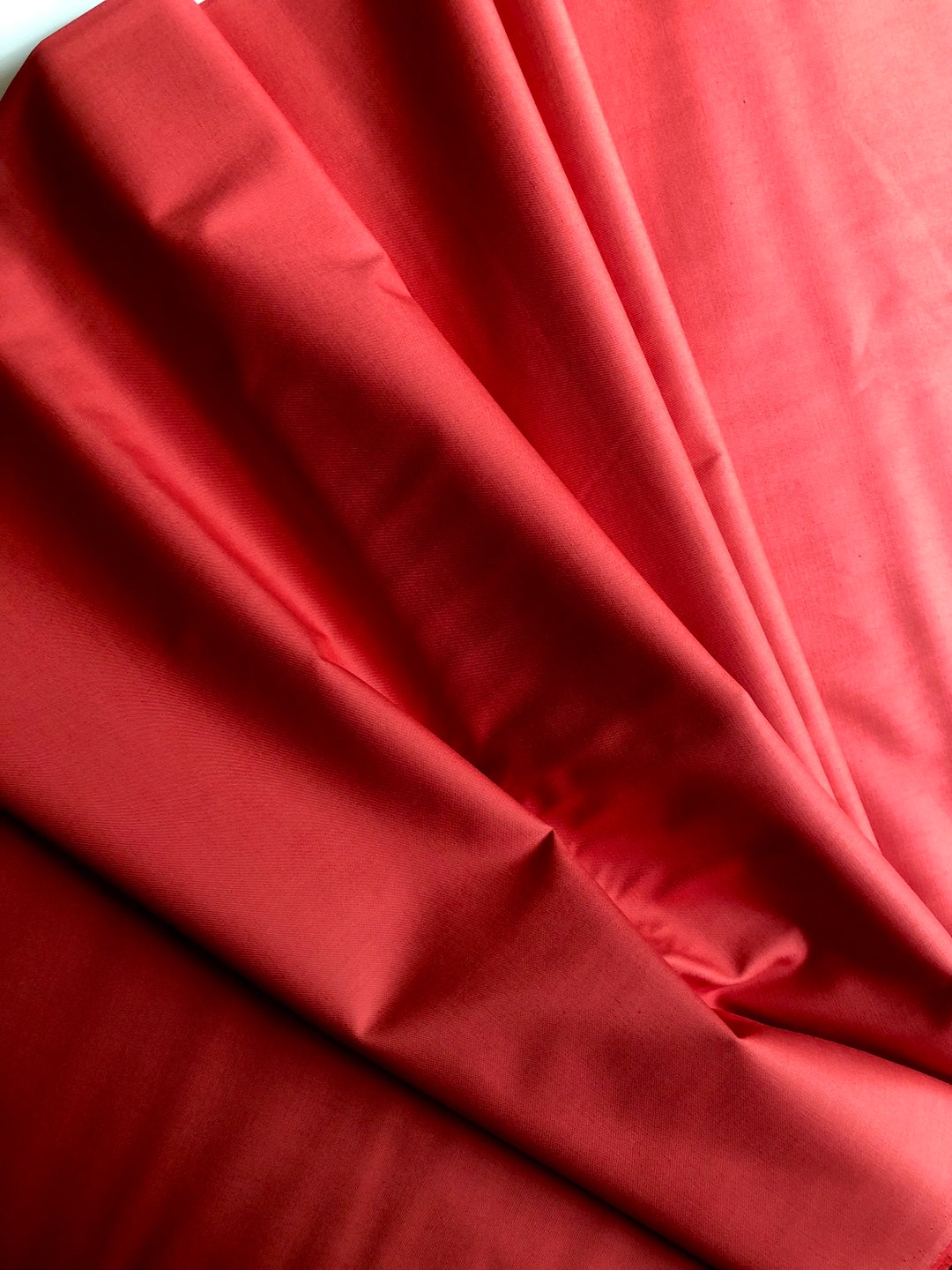 Cotton - Ruby + Bee Solids - Poppy - Etsy