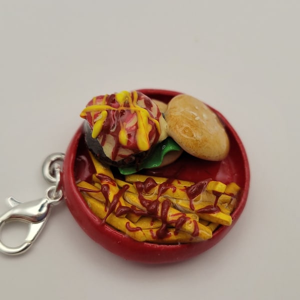 Polymer Clay Fast Food Charms - Etsy