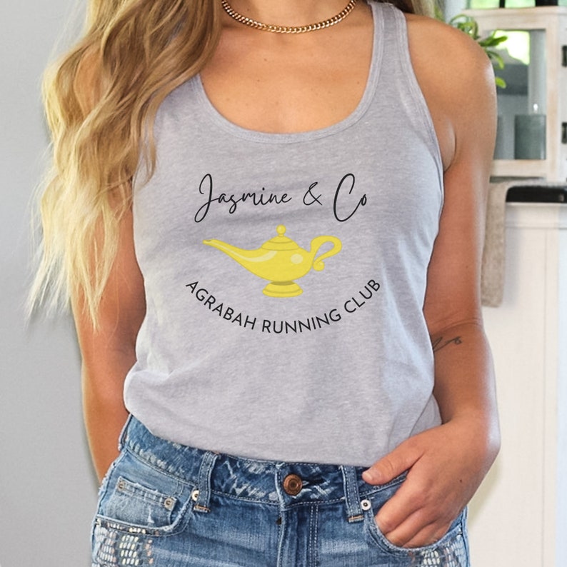 Rundisney Group Disney Princess Tank | Jasmine Agrabah Running Shirt ...