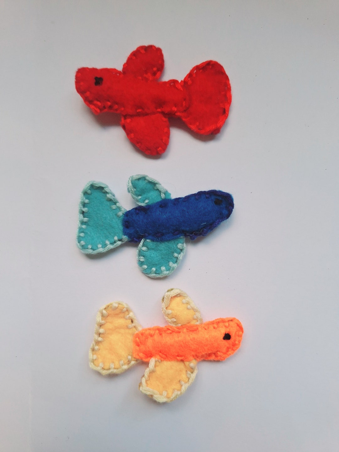 Custom Felt Fish Mini Plushie Fish Friend Fish Plush Fish Cat Toy Gift ...