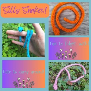 Easy Crochet Snake Pattern Mini Snake Crochet Tutorial Reptile Crochet ...