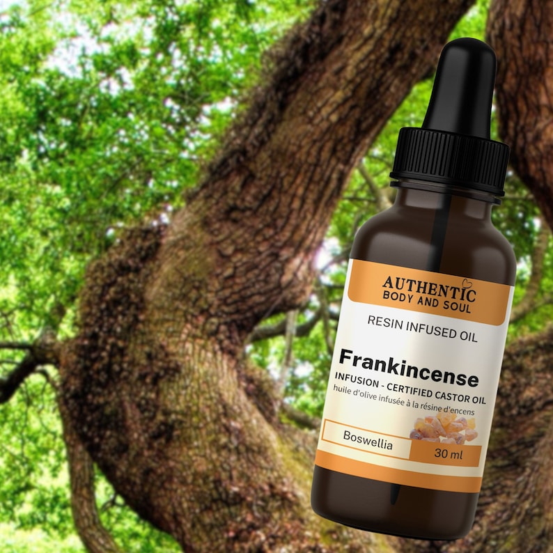 Frankincense and Castor Oil/frankincense Resin Infused Oil for Skin/castor Oil/frankincense Oil ...