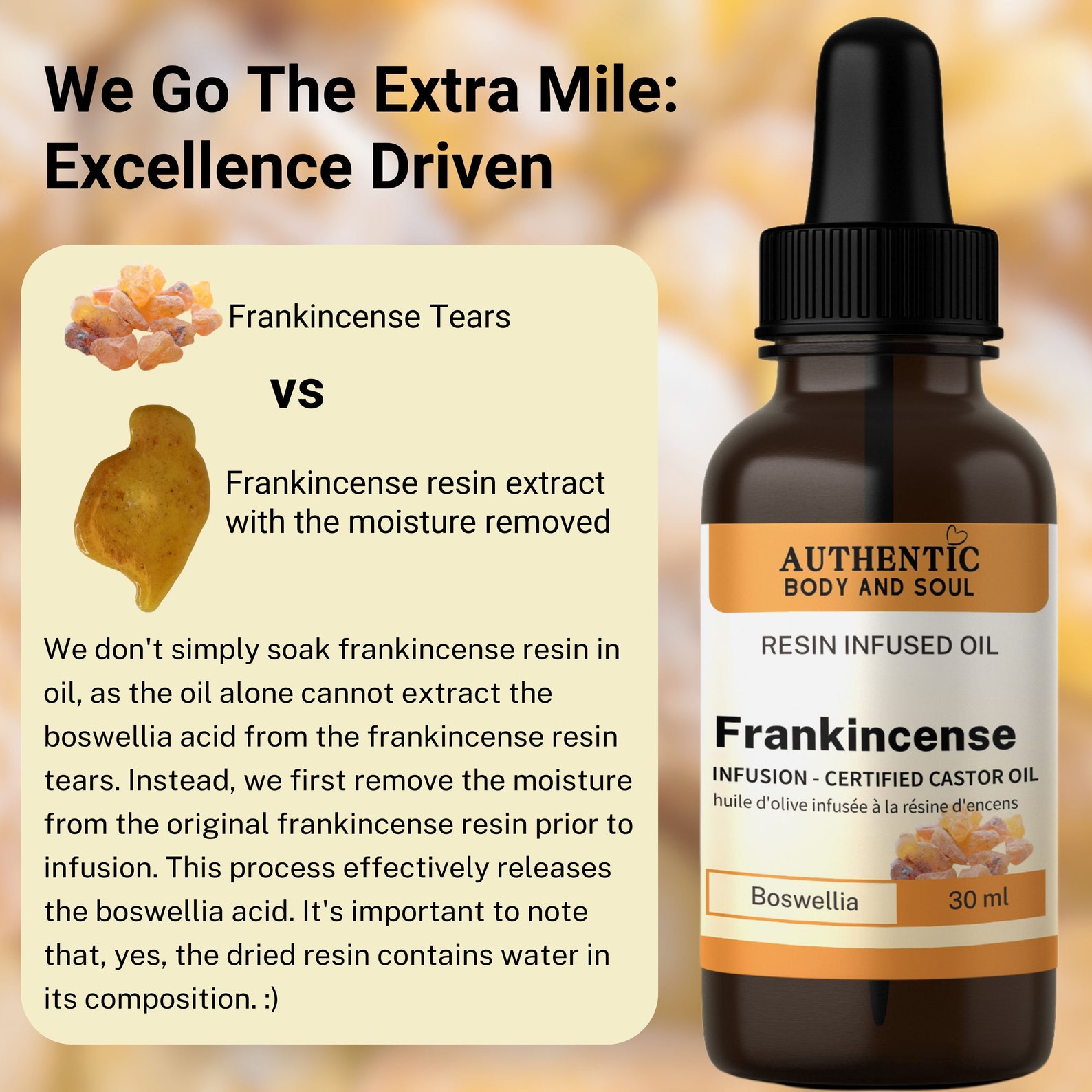 Frankincense Resin Infused Oil: Organic Castor Oil Herbal Blend - Etsy ...
