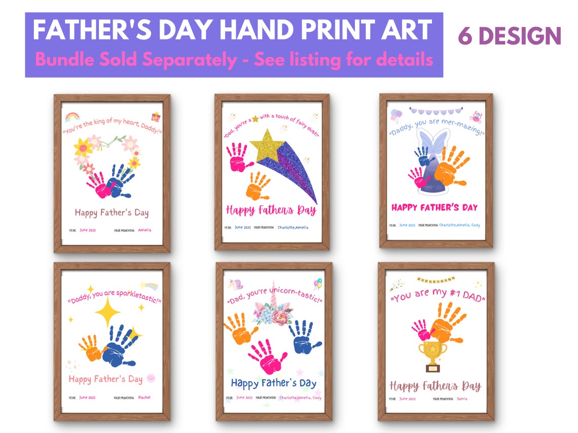 Fathers Day Handprint Printable, Fathers Day Handprint Craft, Fathers ...